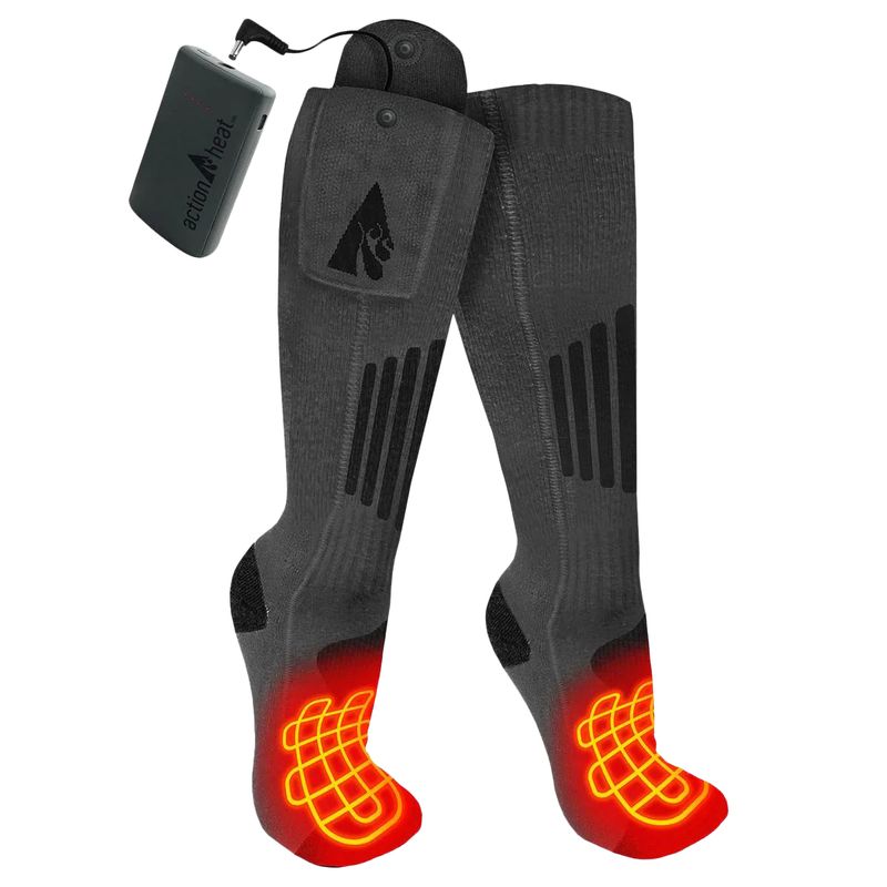 Actionheat Battery Heated Appa Unisex 3 7V RECHARGABLE SOCK RECHARGABLE SOCK Paragon Sports