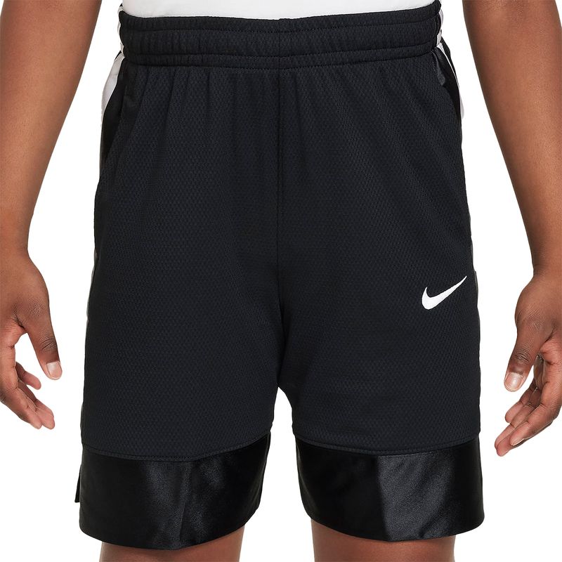 Nike Kids ELITE 23 SHORT BLACK-WHITE - Paragon Sports