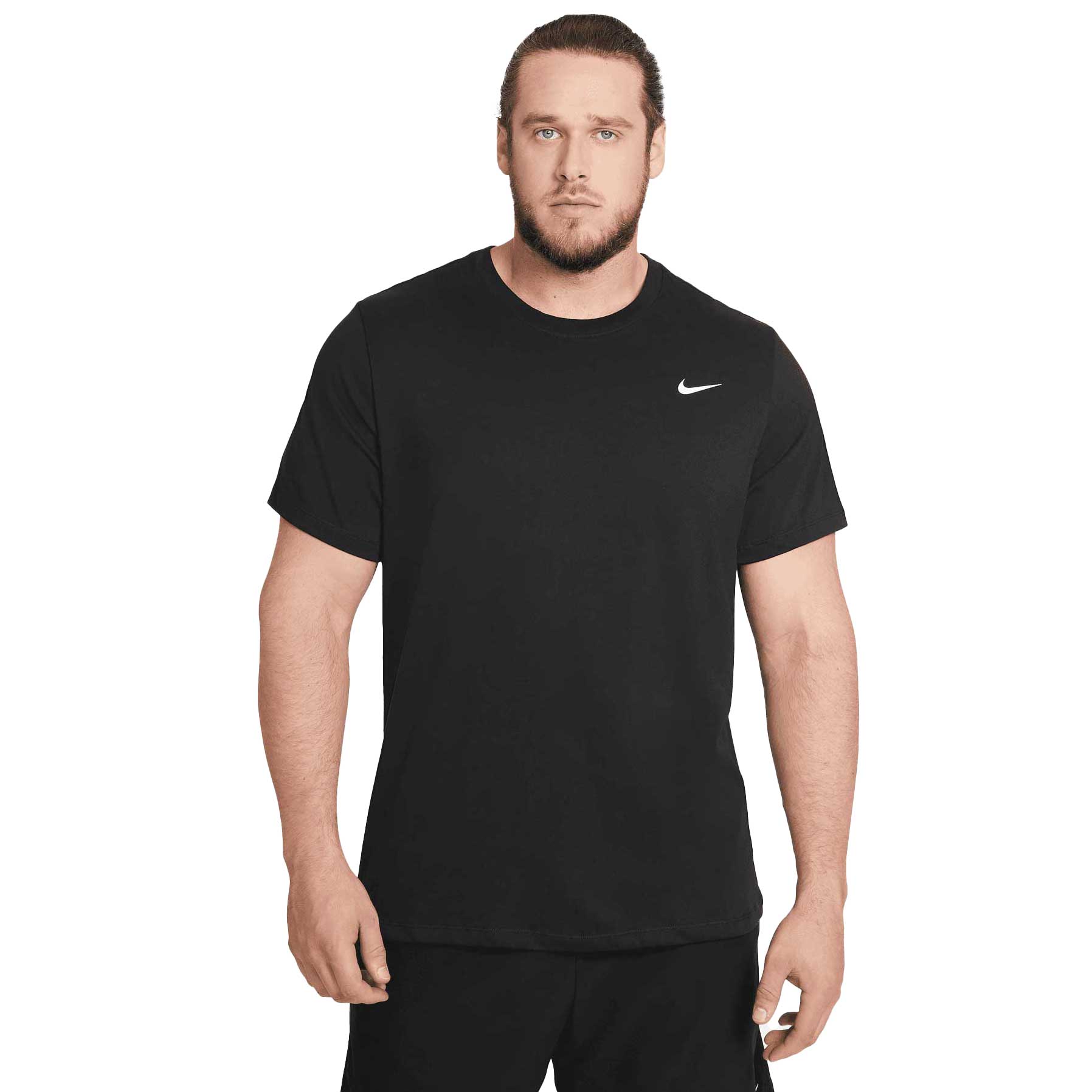 Nike Mens Dri Fit Training T Shirt Black White Paragon Sports